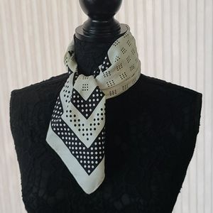 Accessories | Multi Dots And Borders Design Square Scarf | Poshmark